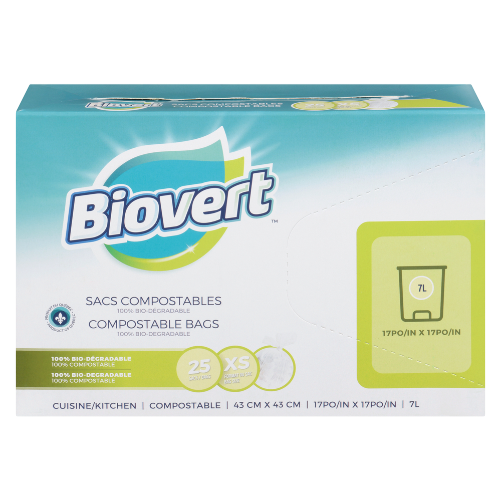 Compostable Kitchen 7 L Garbage Bags