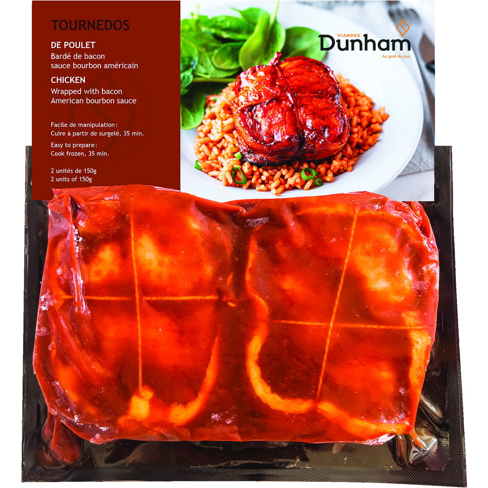 Bourbon Chicken Tournedos