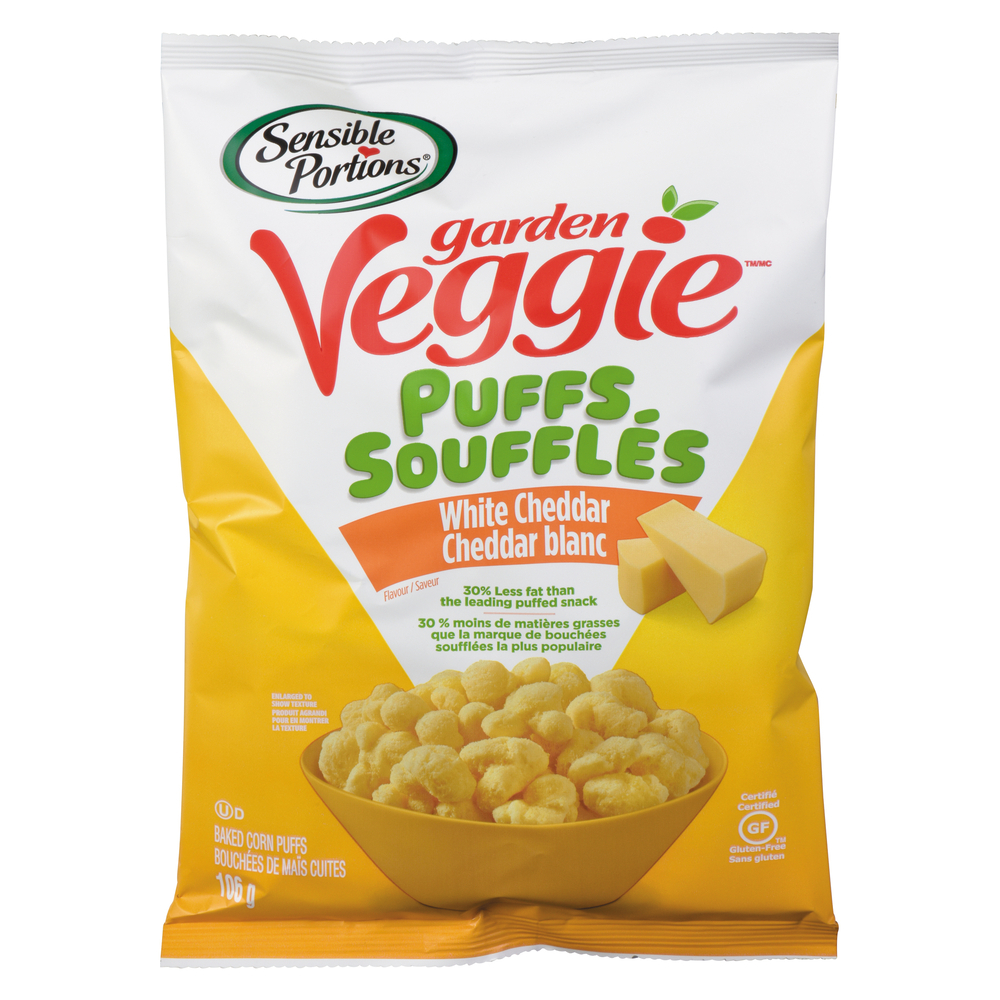 Garden Veggie Puffs White Cheddar Snacks