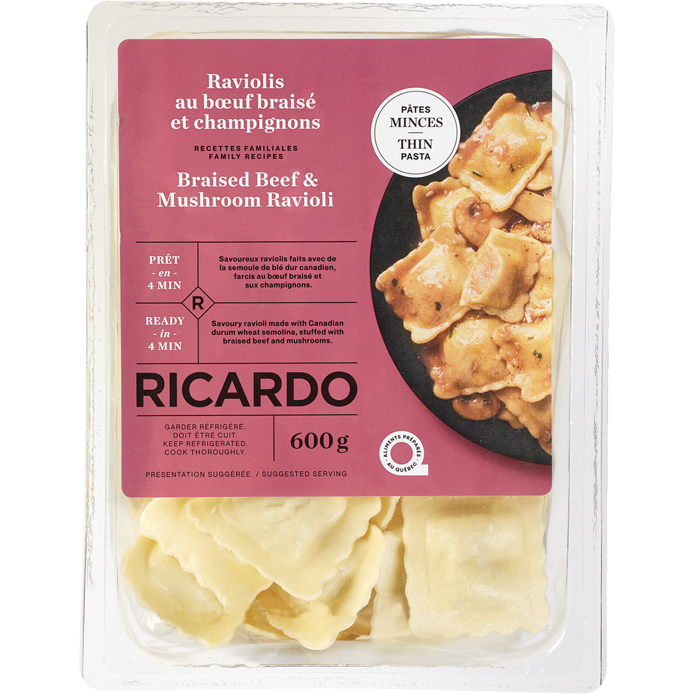 Braised Beef Mush Ravioli Ravioli