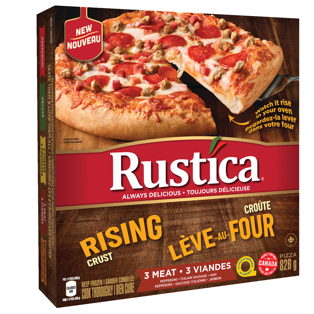 Rising Crust 3 Meat Pizza