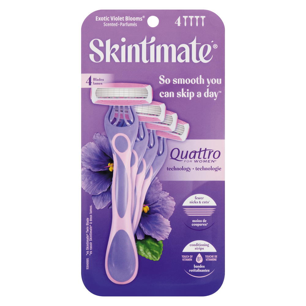 Exotic Violet Blooms Razors