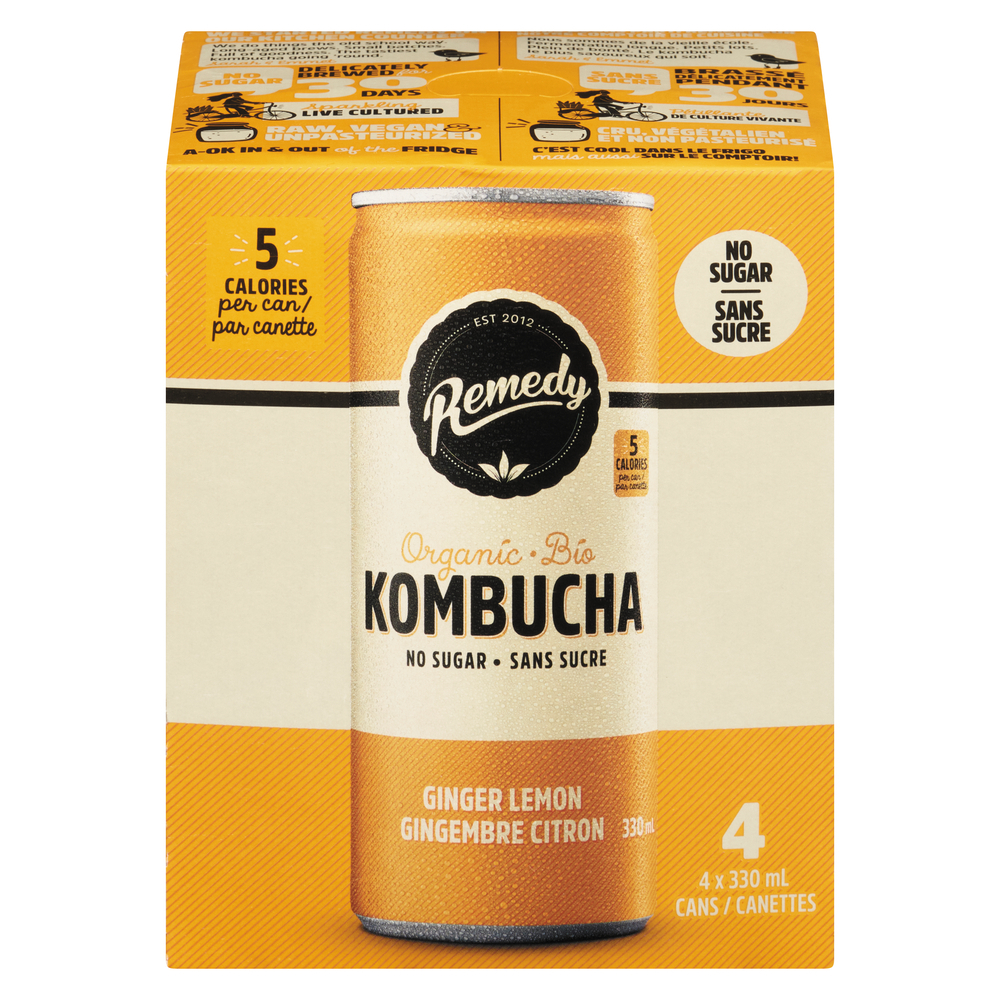 Ginger Lemon Kombucha