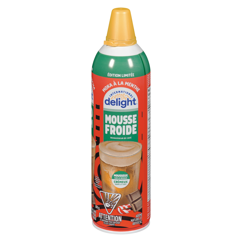 Mousse froide menthe poivrée