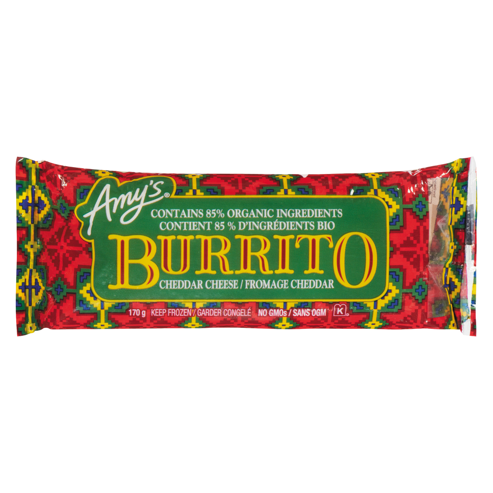 Burrito aux haricots riz et fromage