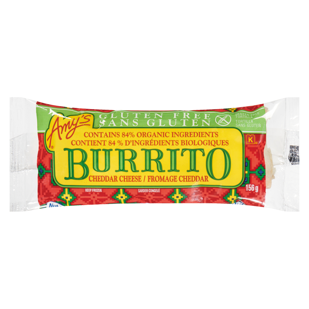 Burrito aux haricots et fromage sans gluten