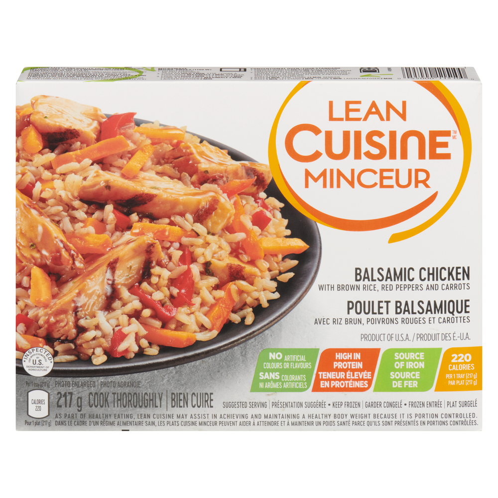 Repas surgelé poulet balsamique