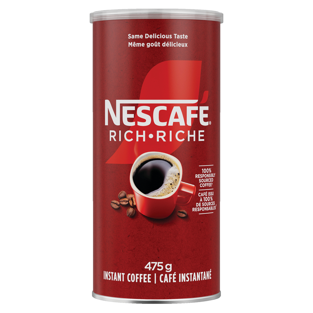 Café instantané en boîte