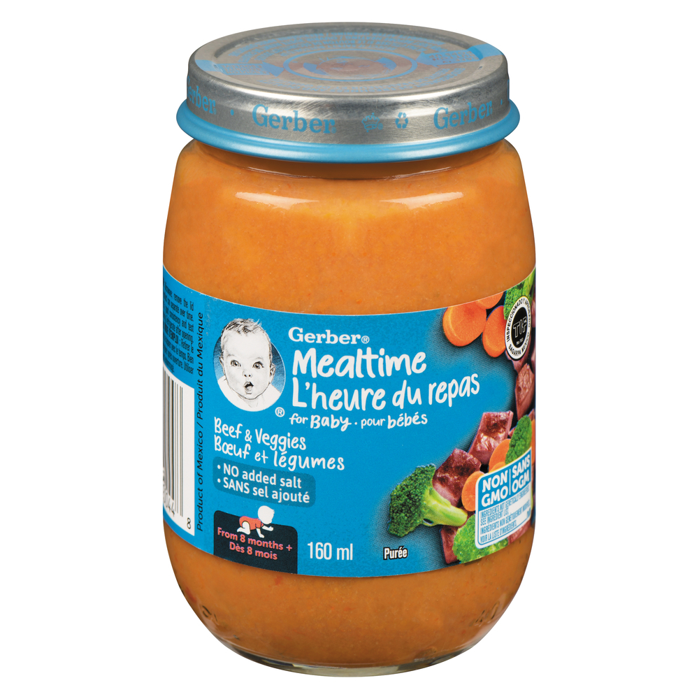 Purée pour bébés boeuf et légumes