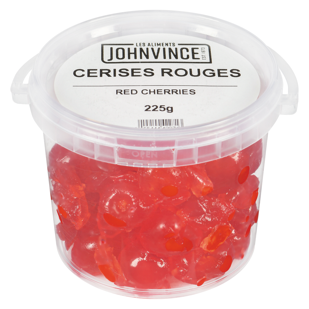 Cerises rouges entières