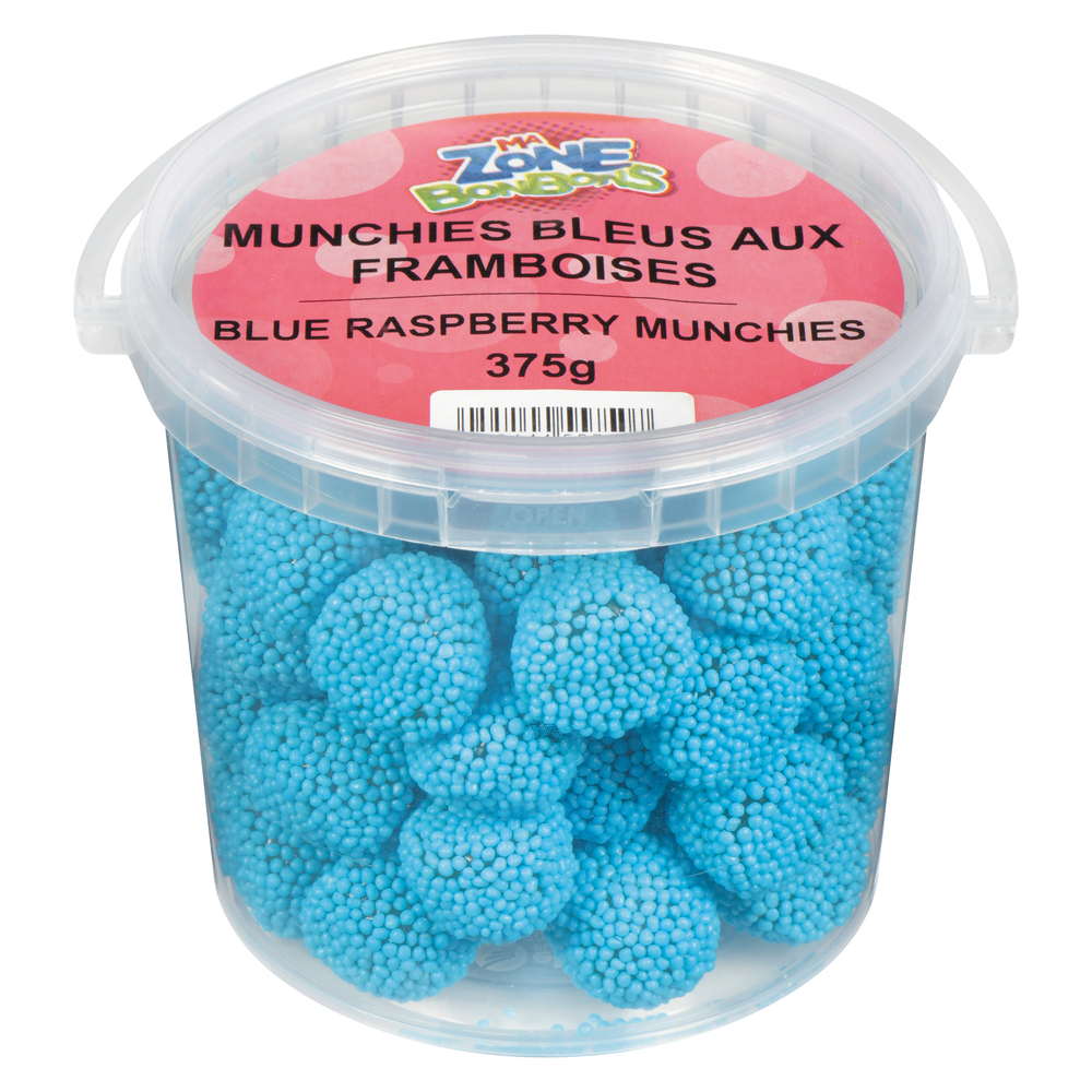 Bonbons lunaires bleus aux framboises