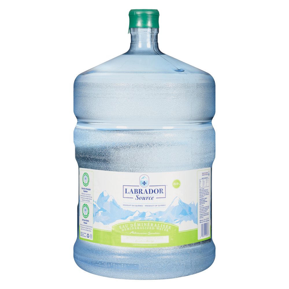 Eau de source déminéralisée