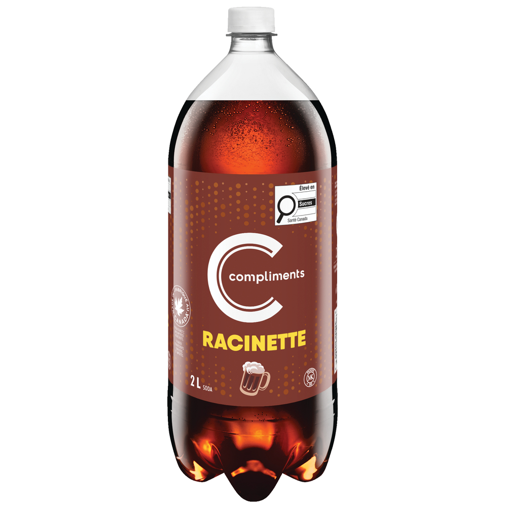 Boisson gazeuse racinette