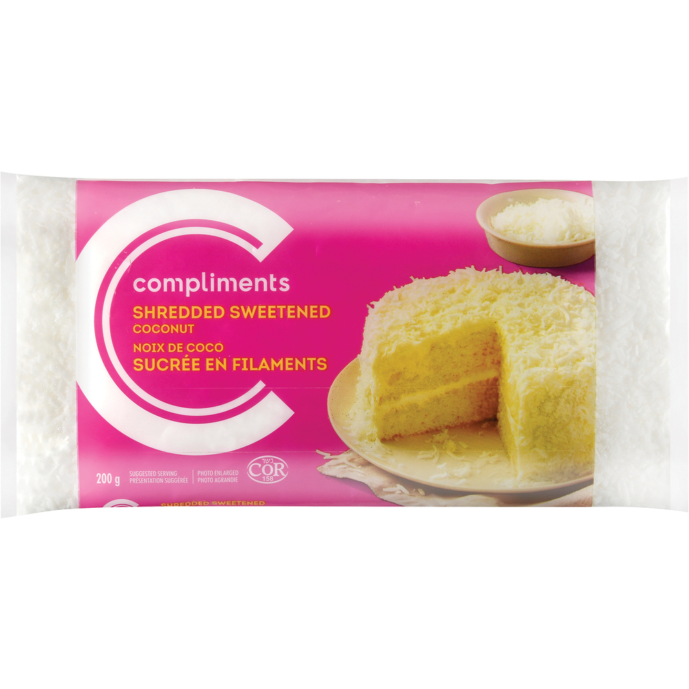 Noix de coco sucrée râpée