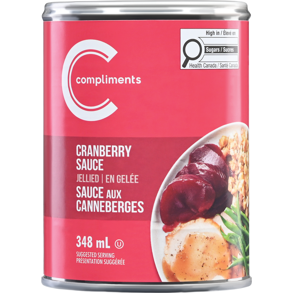 Sauce aux canneberges en gelée