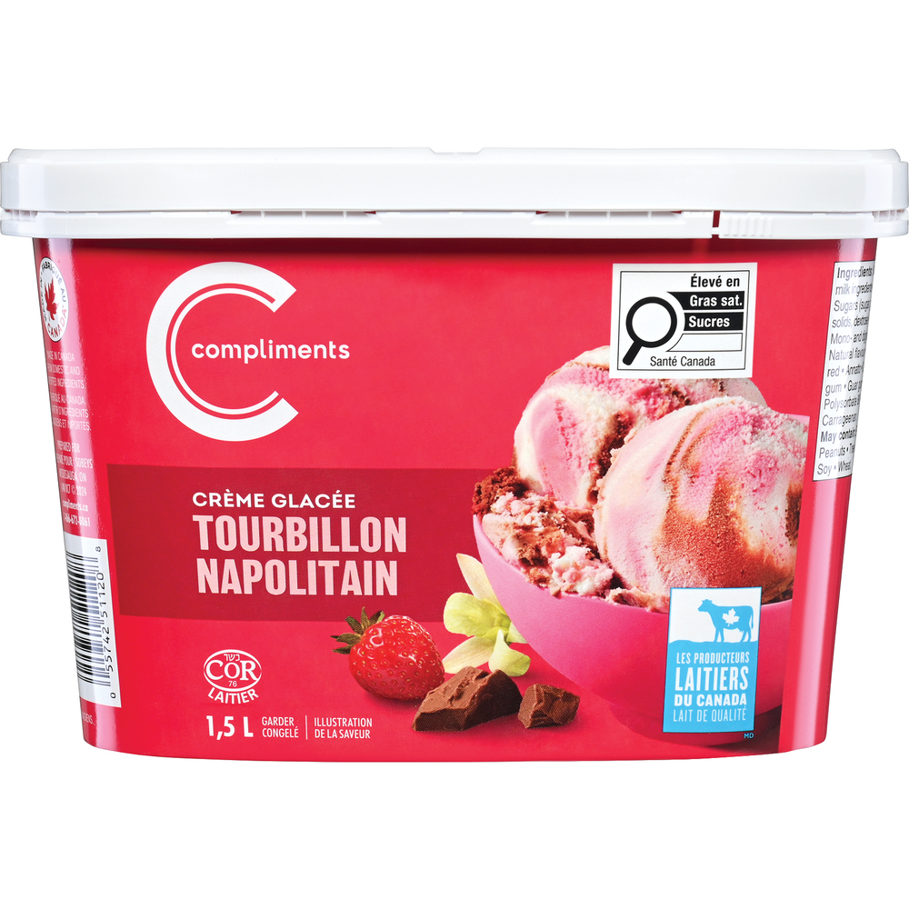 Crème glacée napolitaine