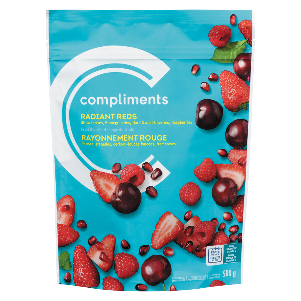 Fruits surgelés mélange de fruits rouges