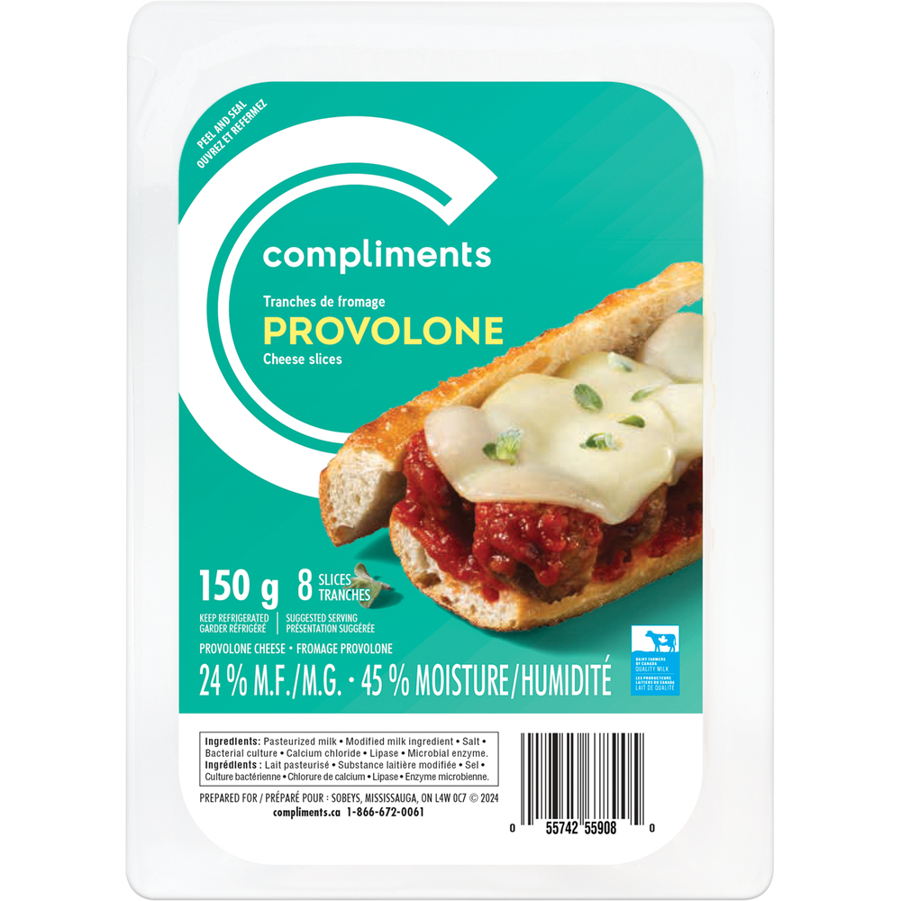 Fromage provolone tranché