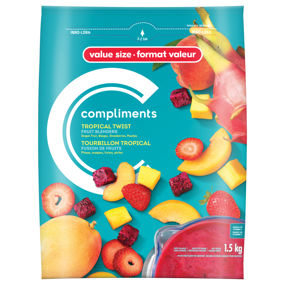 Fruits tropicaux surgelés