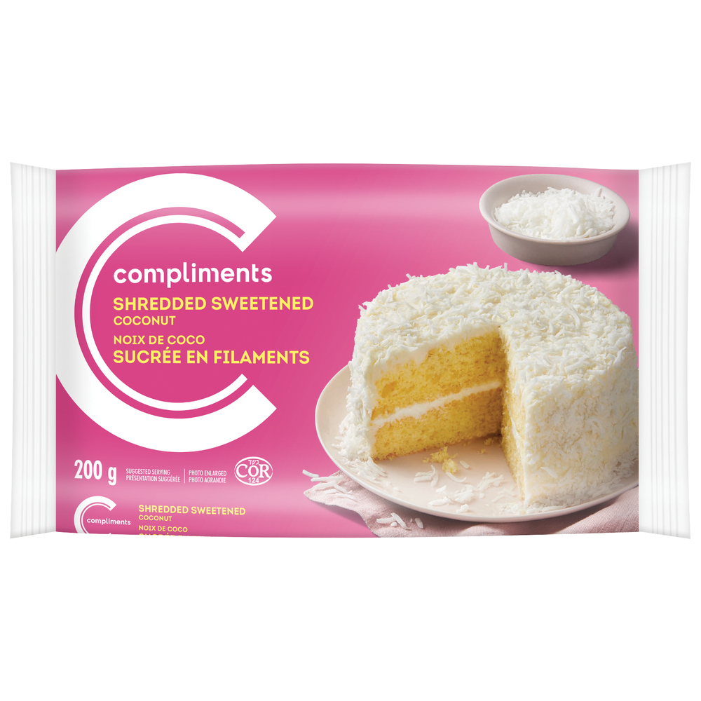 Noix de coco sucrée et râpée