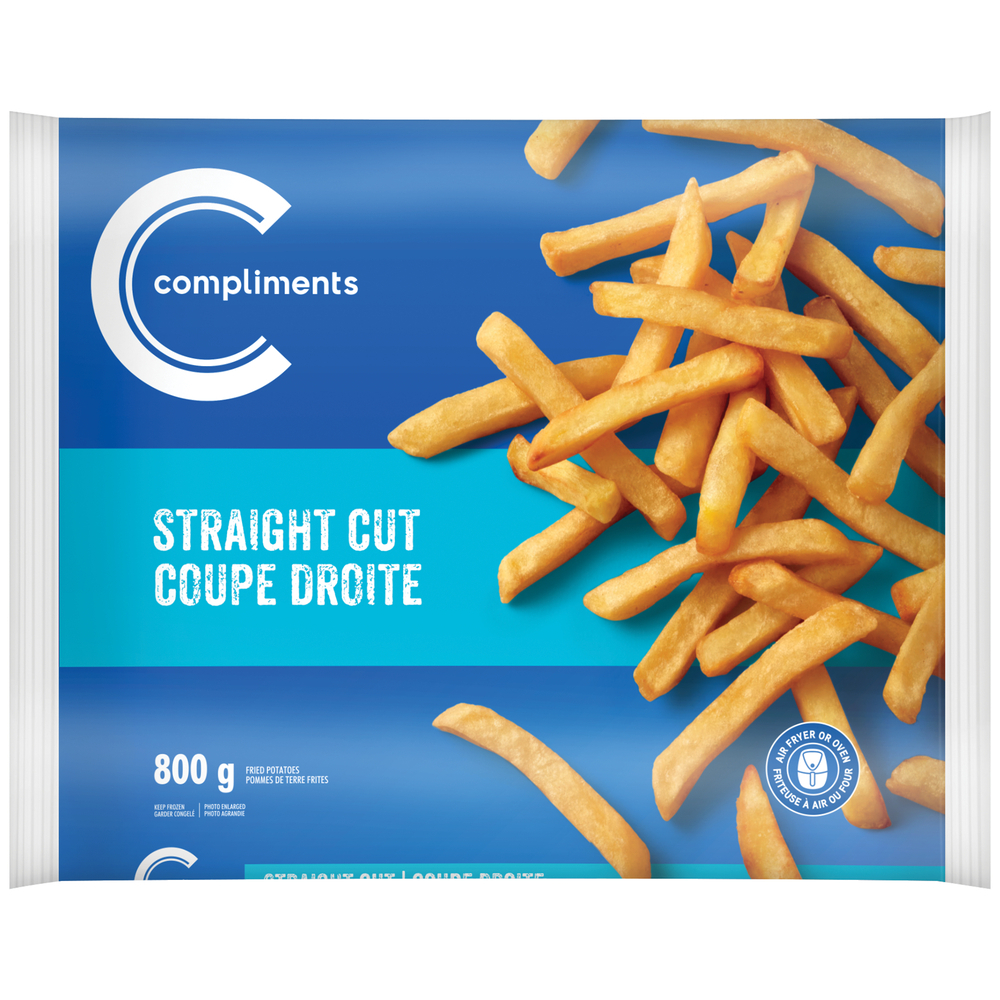 Frites coupe droite