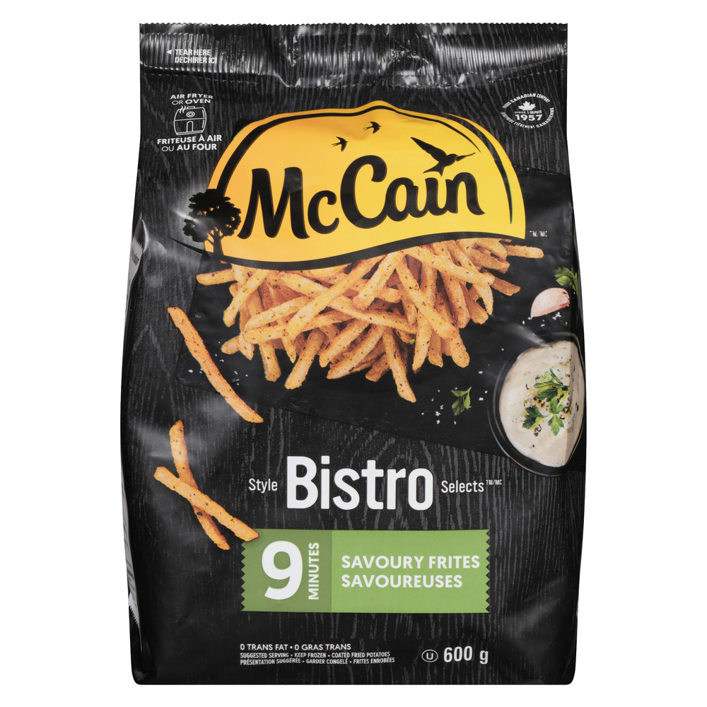 Frites savoureuses style bistro 9 minutes