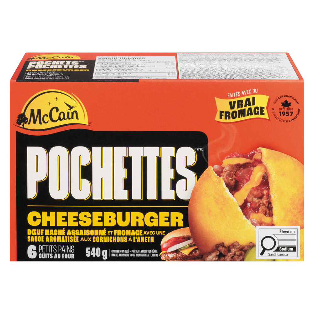 Pizza pochette cheeseburger