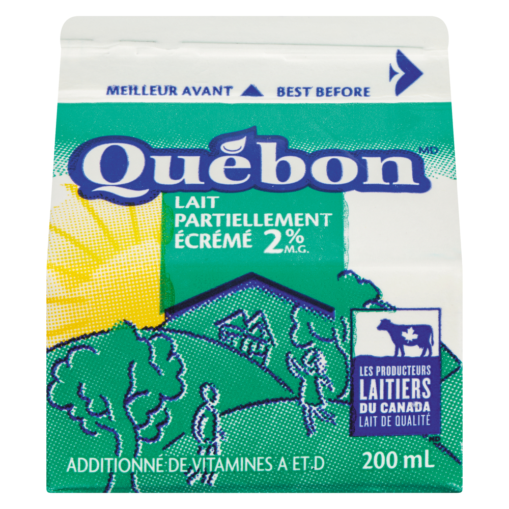 Lait 2% carton