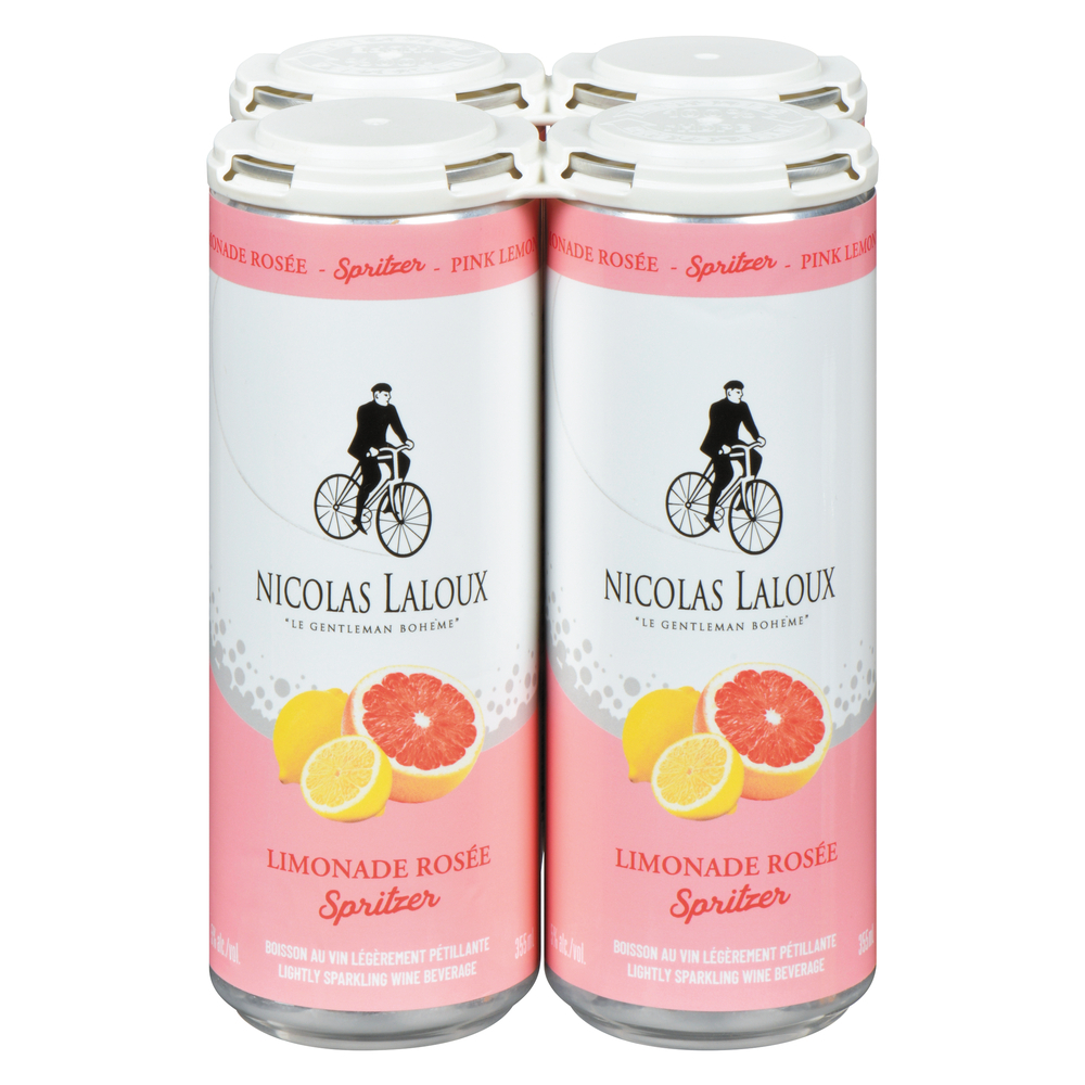 Spritzer limonade rosée en canette - 5 % alcool