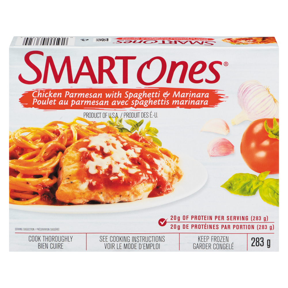 Repas surgelé de poulet au parmesan