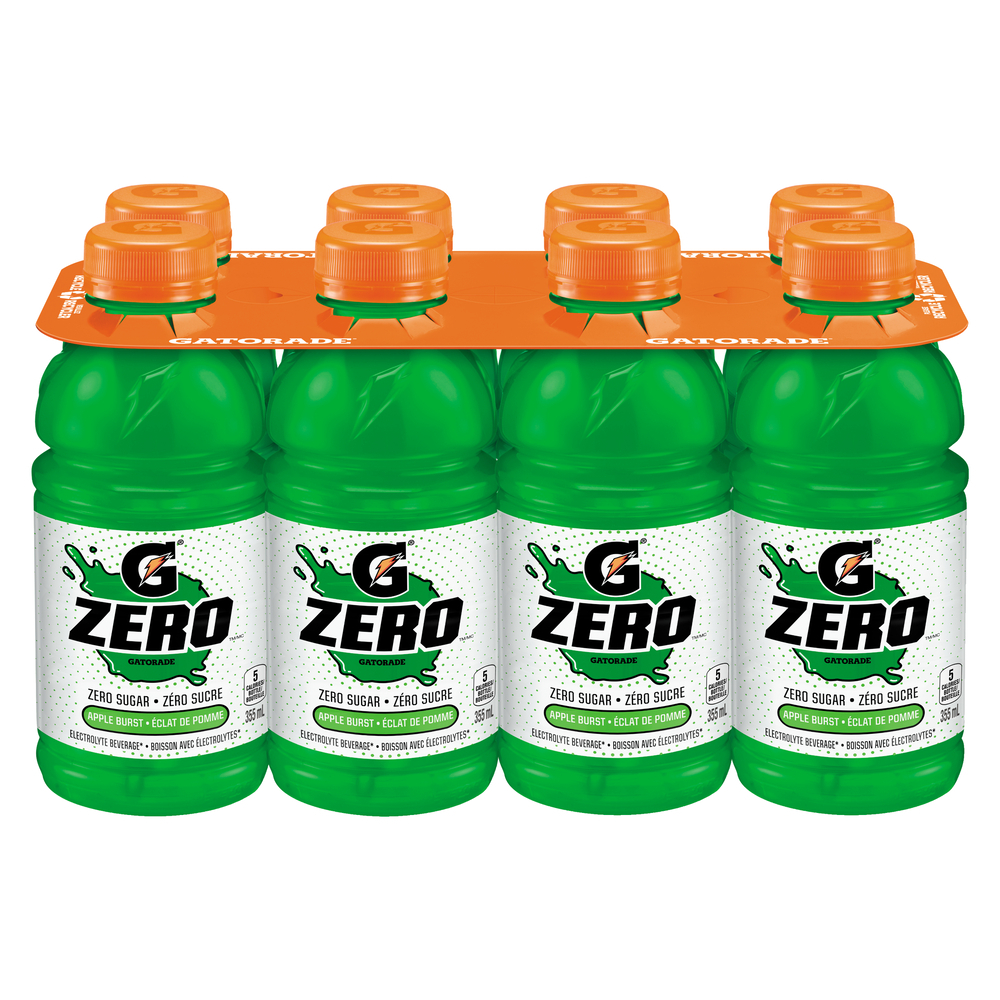 Boisson énergisante zero pomme éclatée