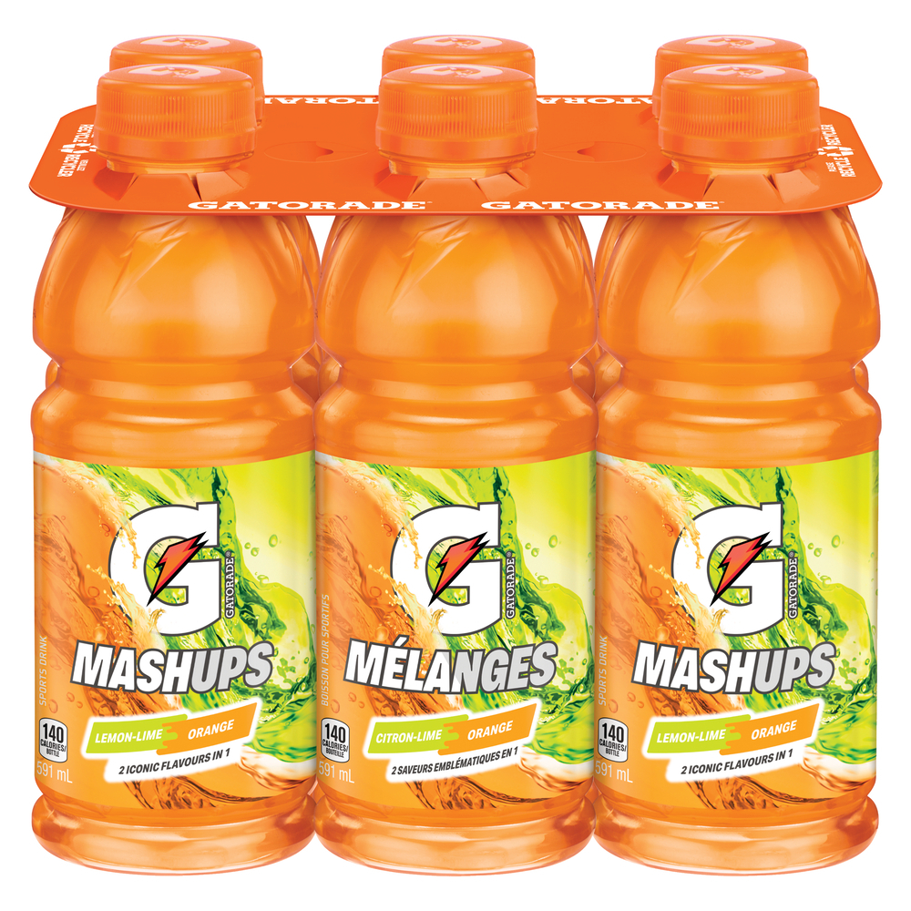 Boisson énergisante citron lime orange Mashup