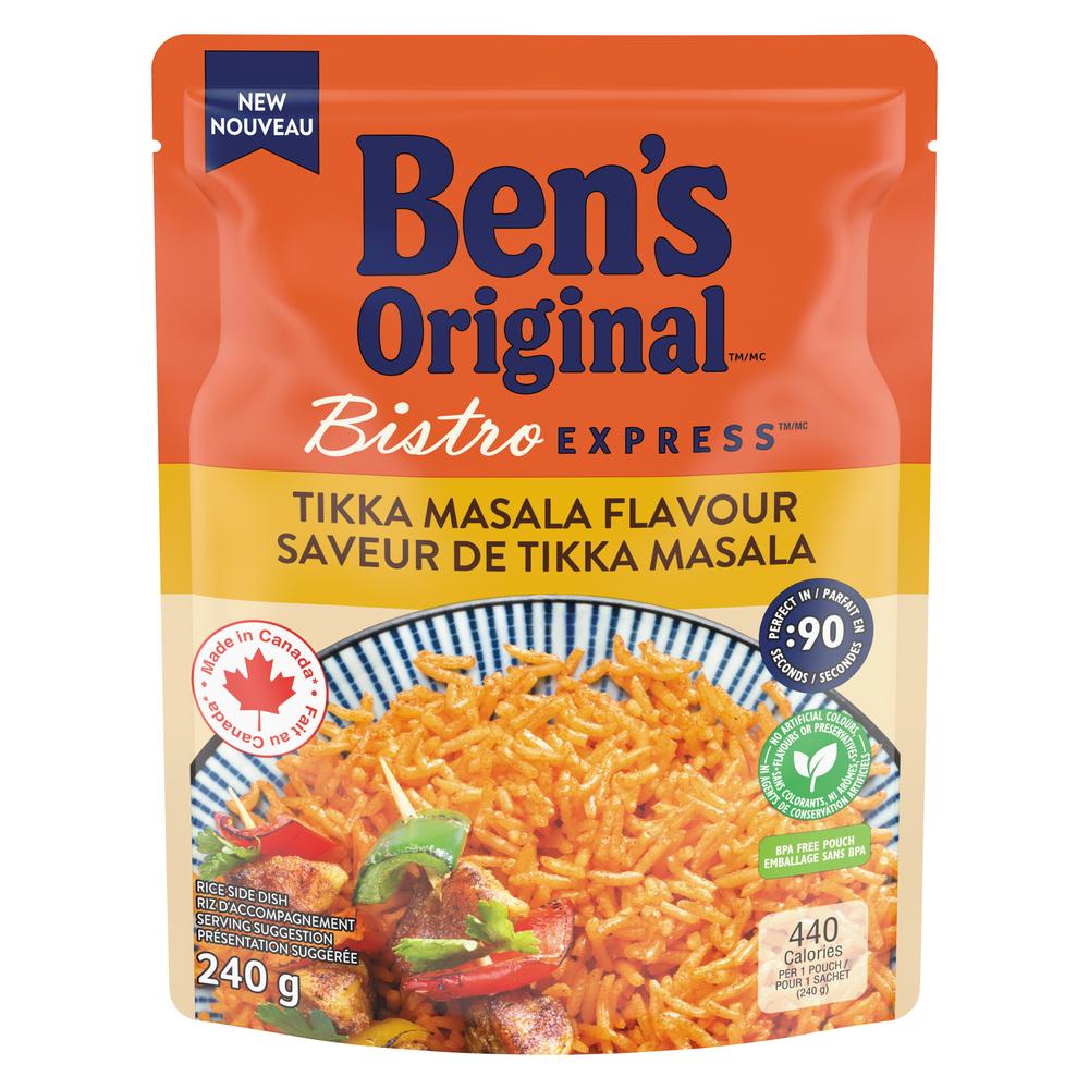 Bistro Express Rice Tikka Masala Ready to Eat Meals