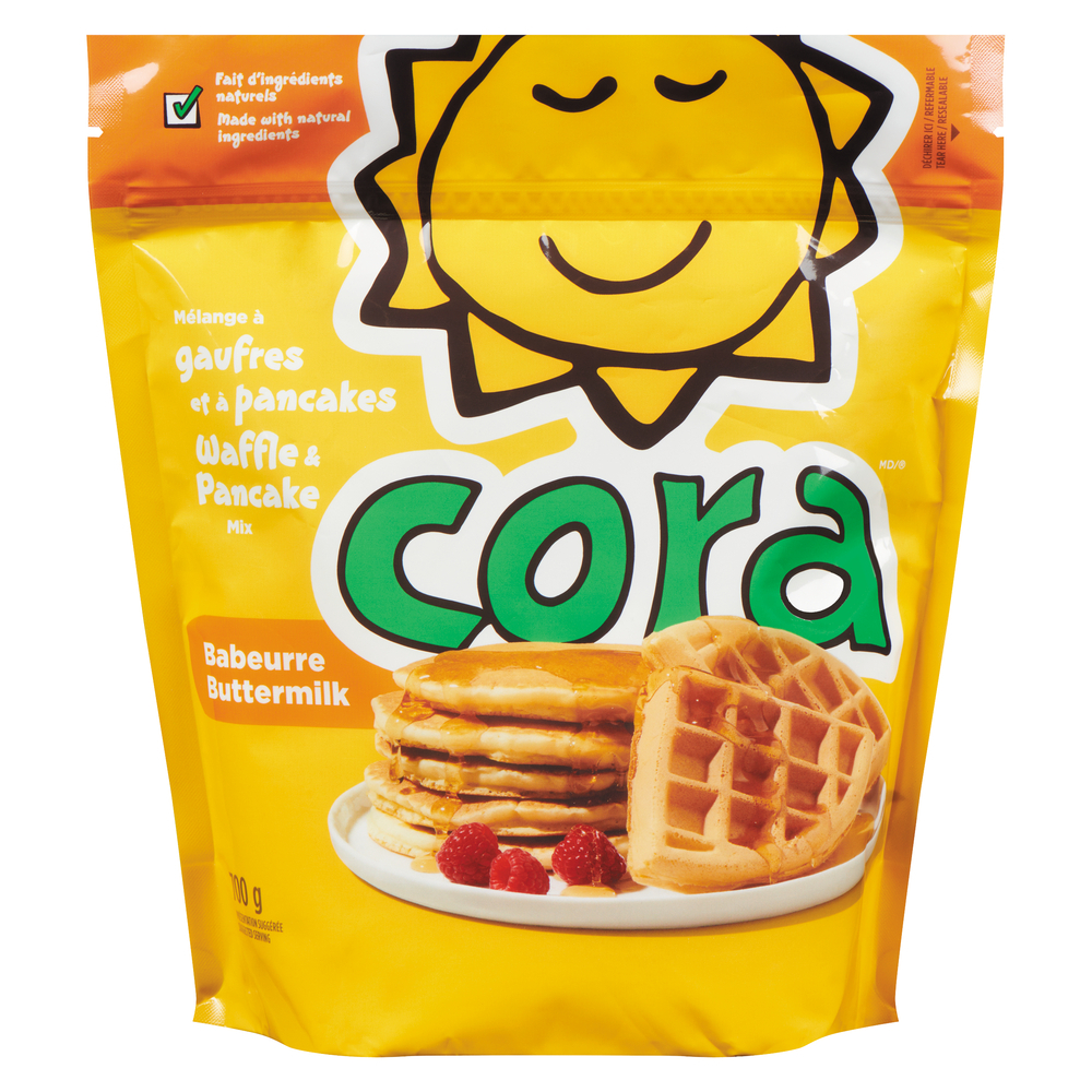 Mélange à crêpes et gaufres babeure