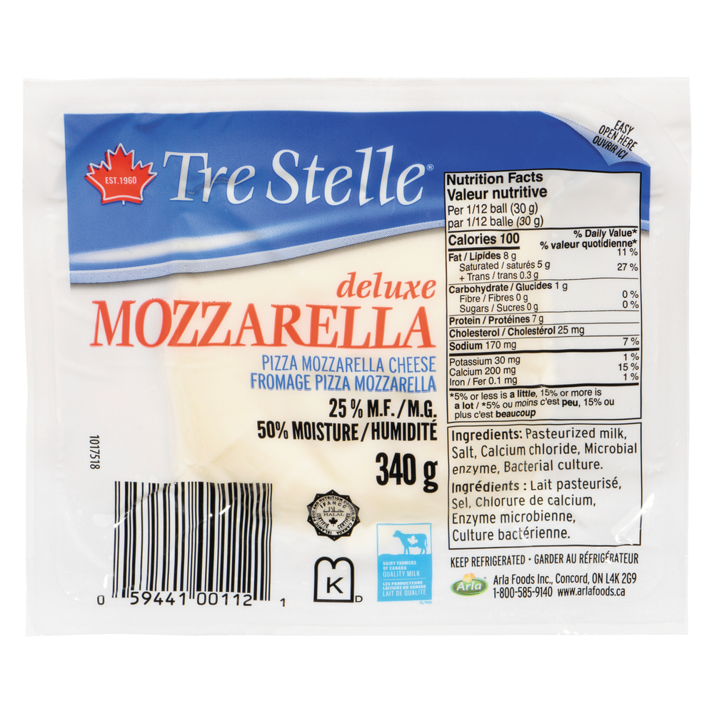 Fromage mozzarella deluxe en boule