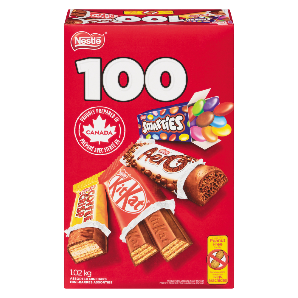 Mini barres de chocolat assorties