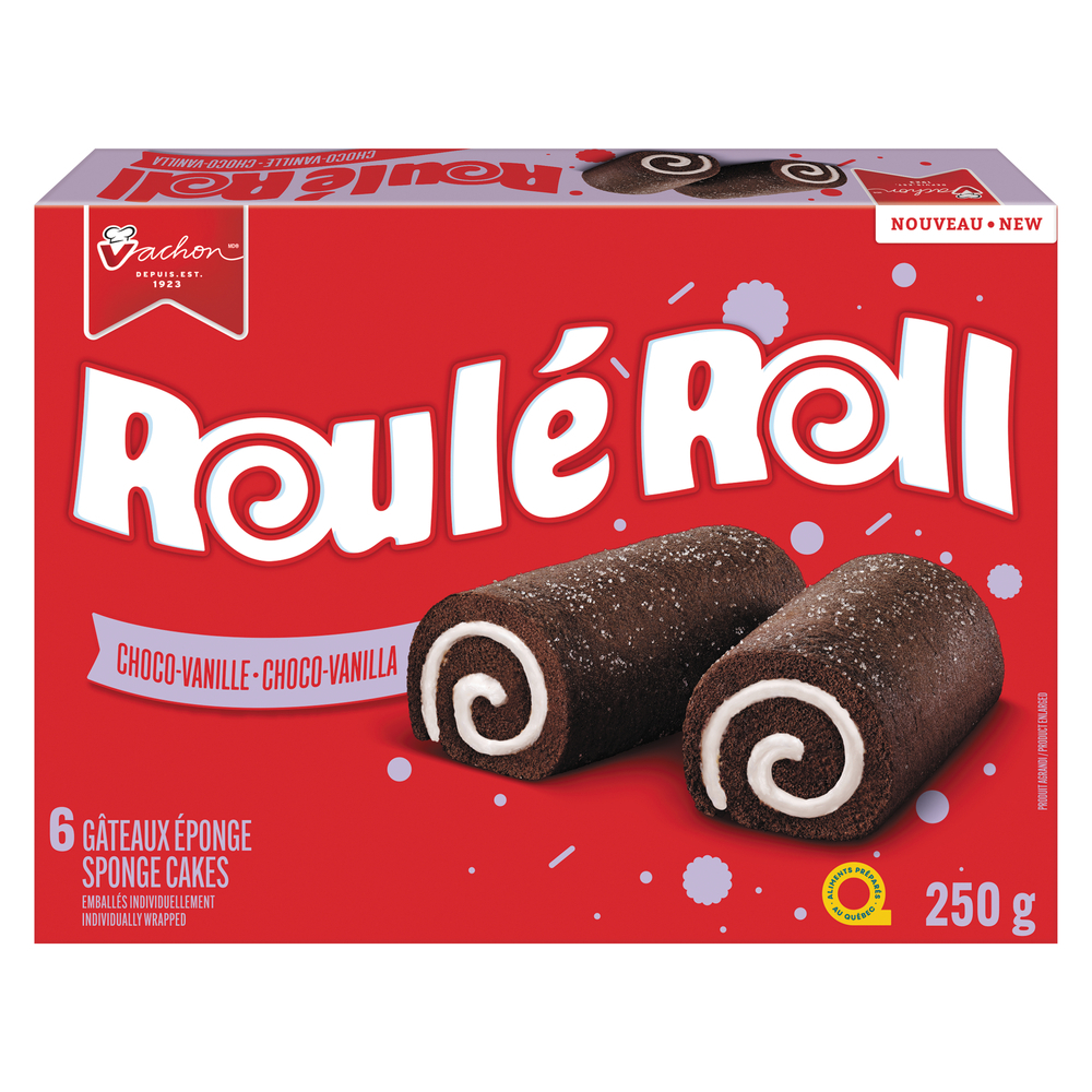 Roulé choco-vanille