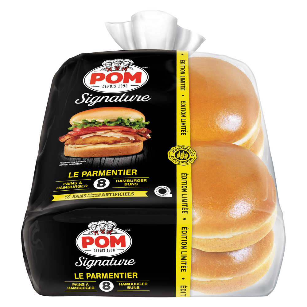 Pains de pomme de terre pour hamburger