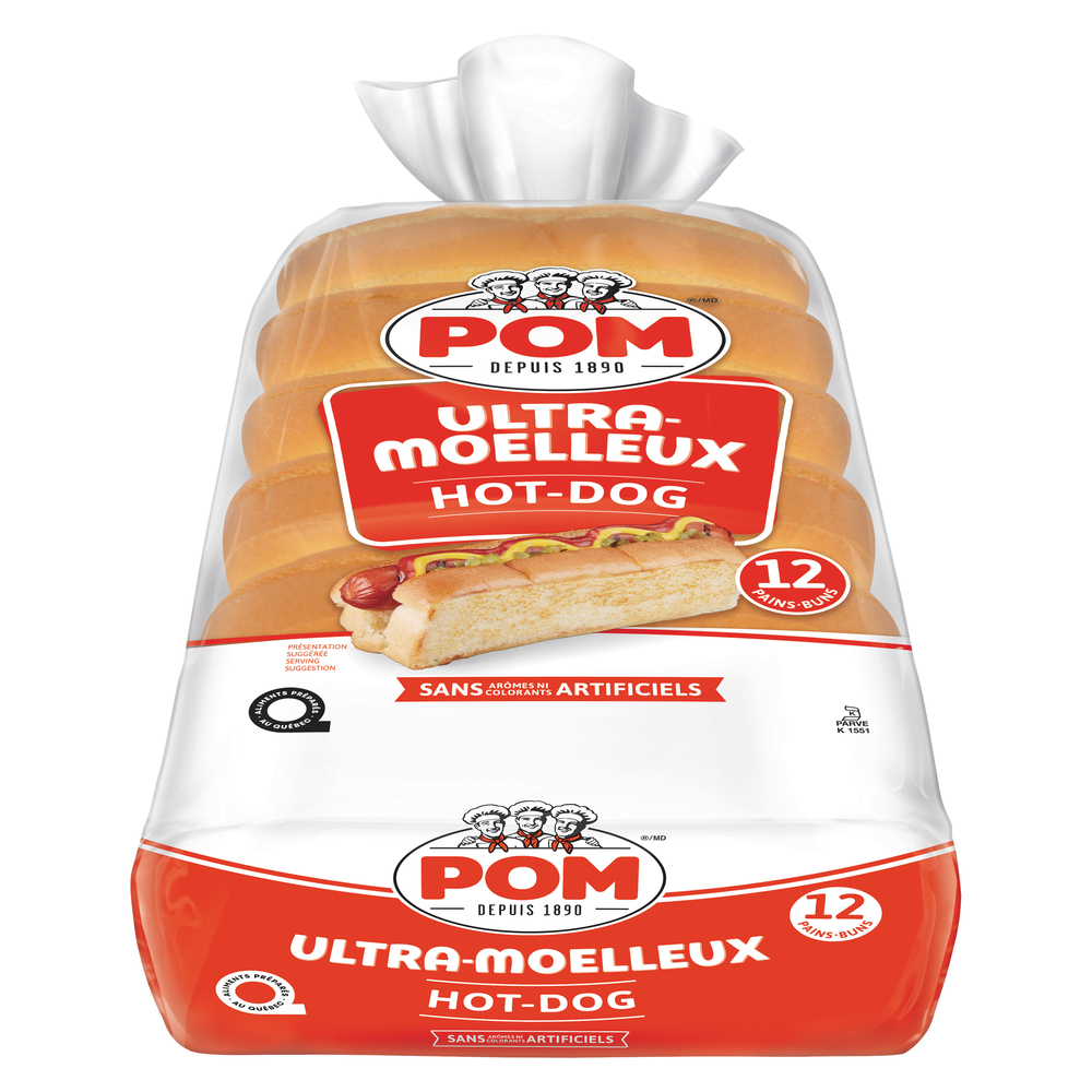 Pains à hot-dog ultra-moelleux