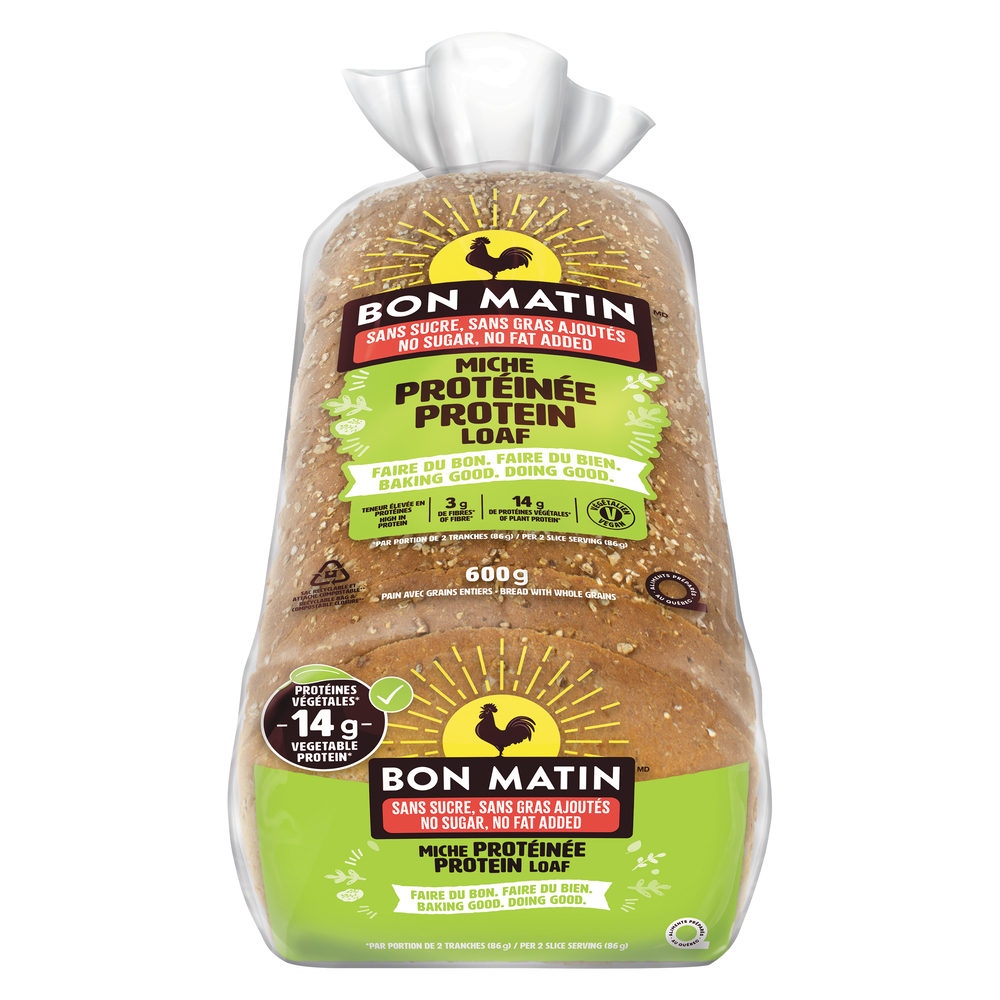 Pain protéiné sans gras et sans sucres ajoutés
