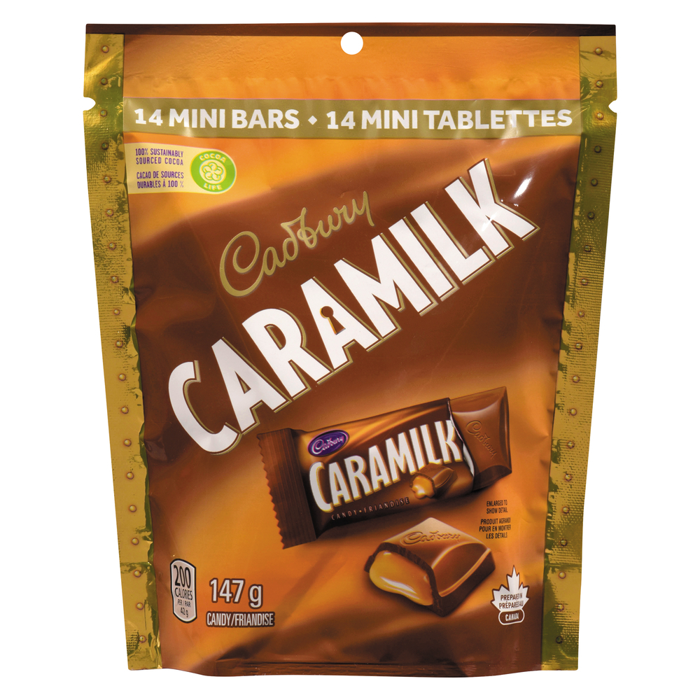 Chocolat fourré au caramel mini