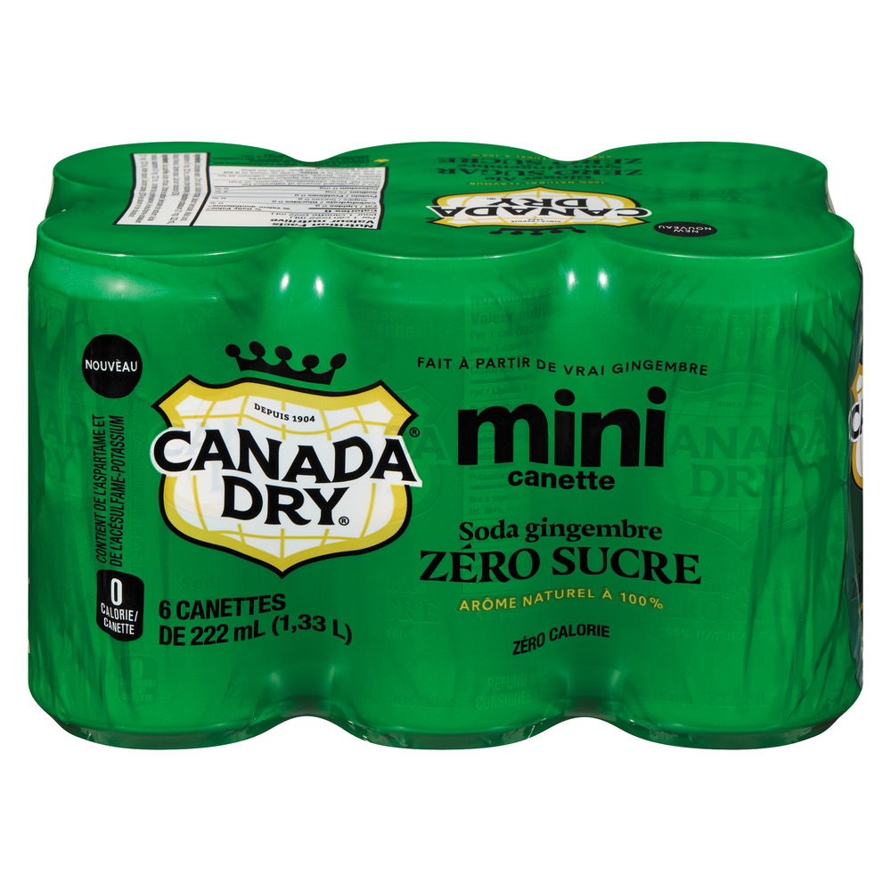 Boisson gazeuse au gingembre zéro sucre