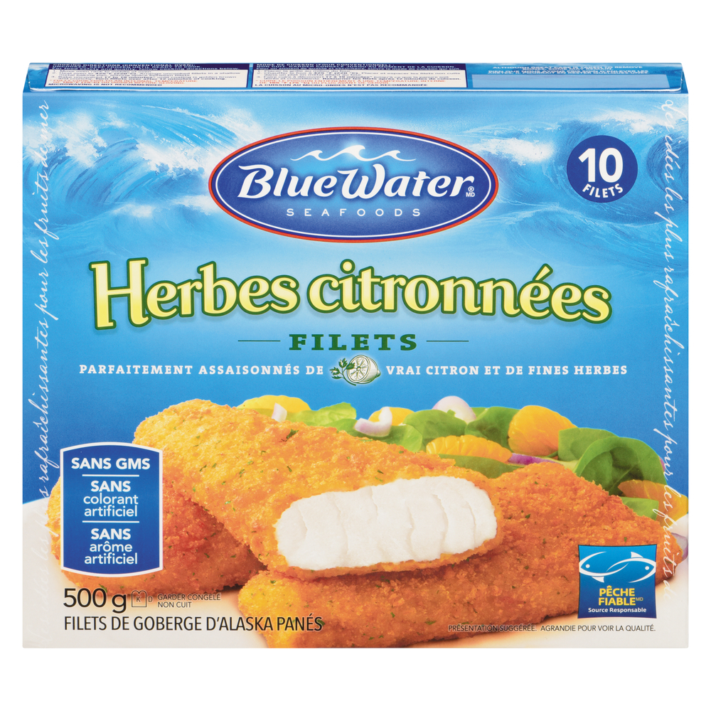 Filets de goberge herbes et citron