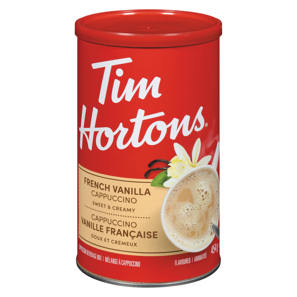 Café cappuccino à la vanille française