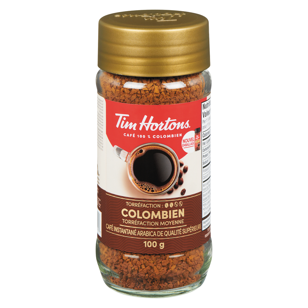 Café instantané torréfaction moyenne