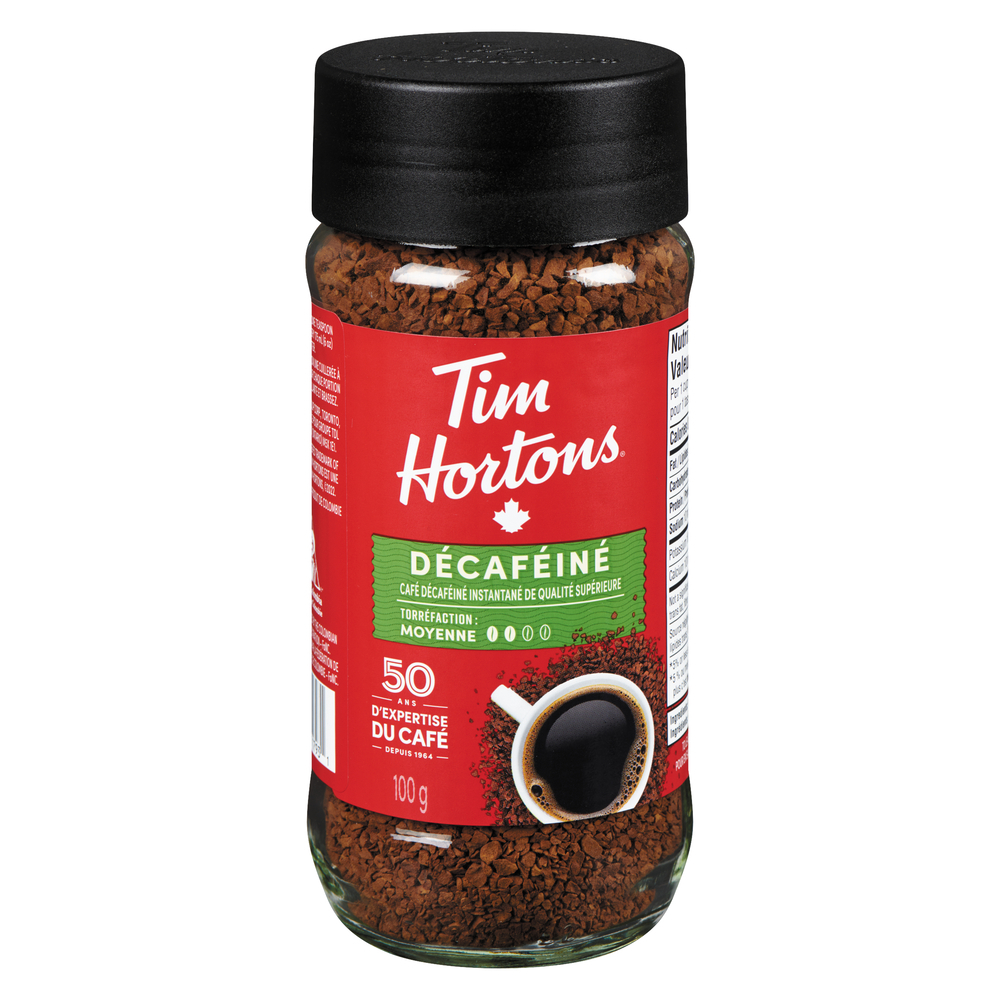 Café instantané décaféiné