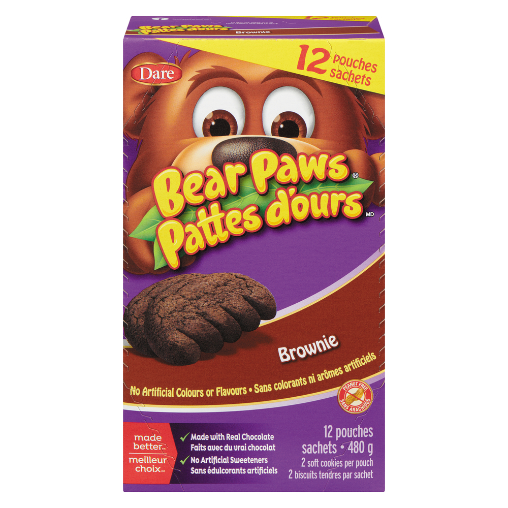 Biscuits pattes d'ours brownie
