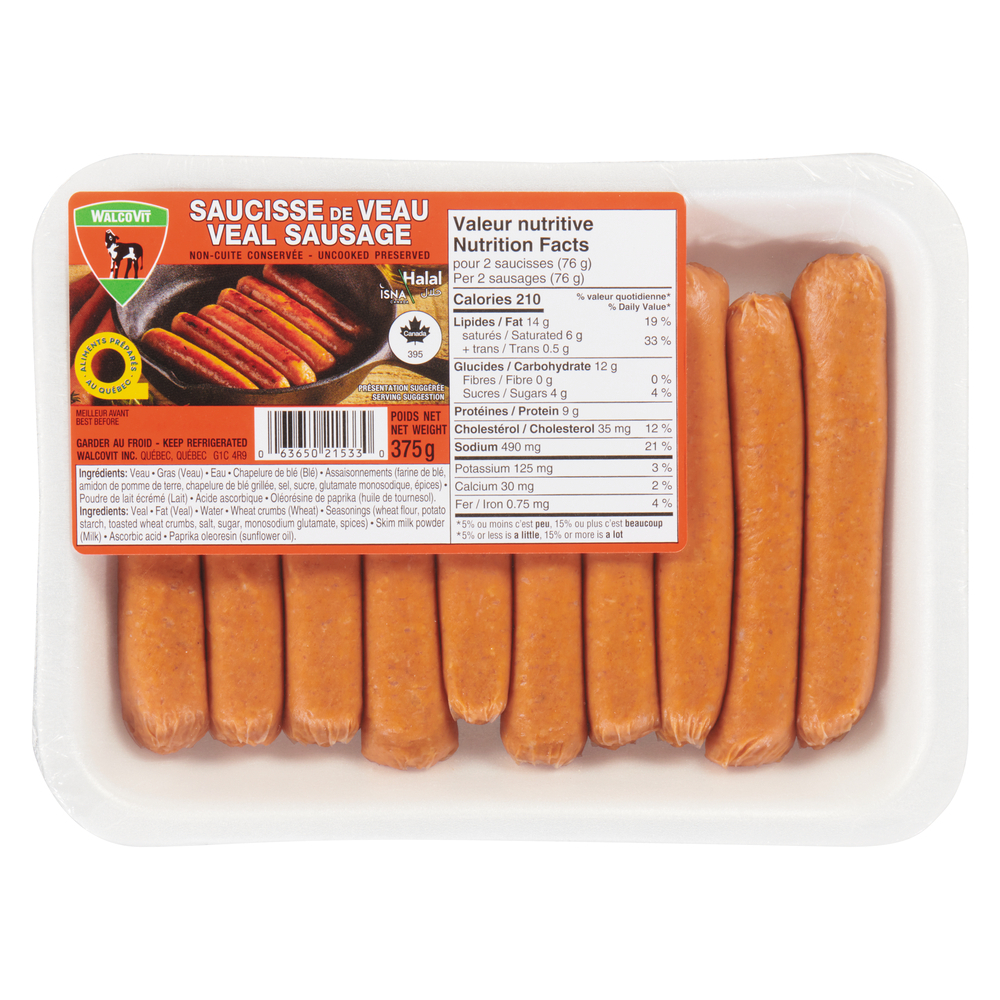 Saucisse de veau