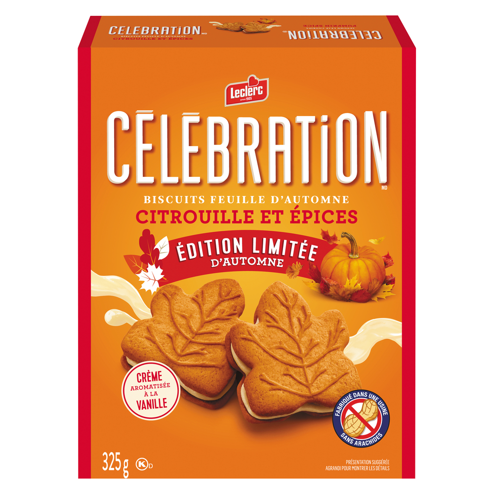 Biscuits en feuille d'automne à la citrouille et épices