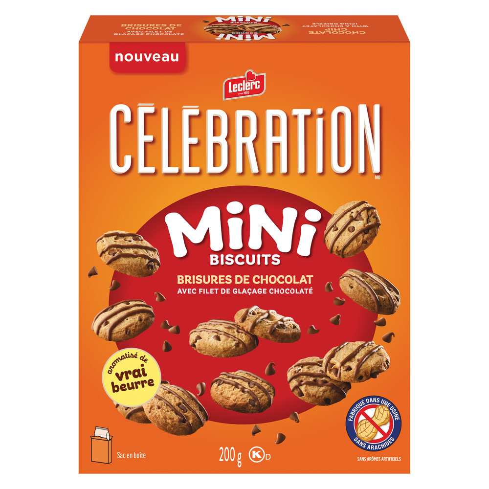 Biscuits Celebration minis brisures de chocolat